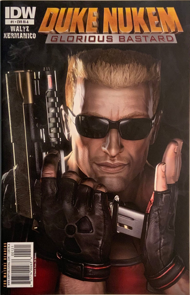 DUKE NUKEM : GLORIOUS BASTARD # 1 GAME CONCEPT 1:10 VARIANT COVER ...