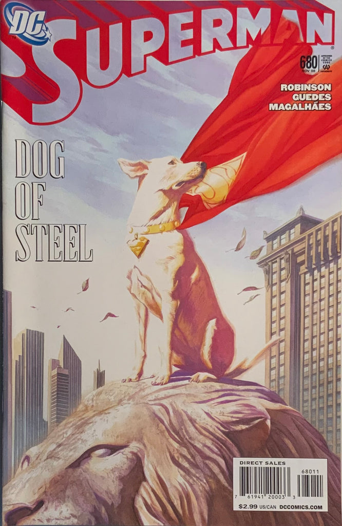 SUPERMAN (2006-2011) #680 KRYPTO COVER APPEARANCE – Comics 'R' Us